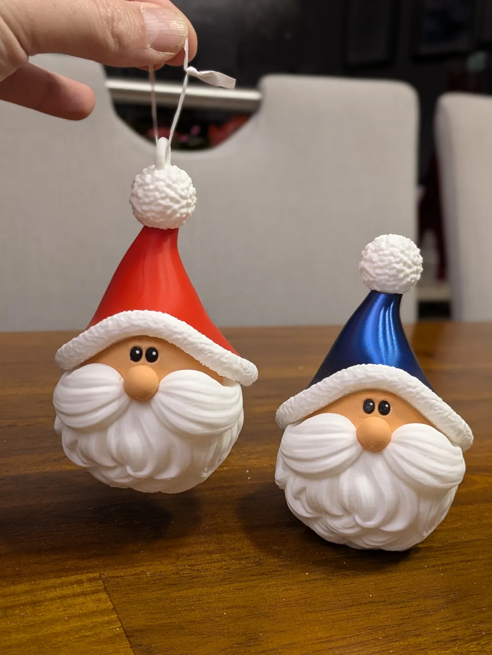 Santa Sphere (Multipart, no AMS) - Free 3D Print Model - MakerWorld