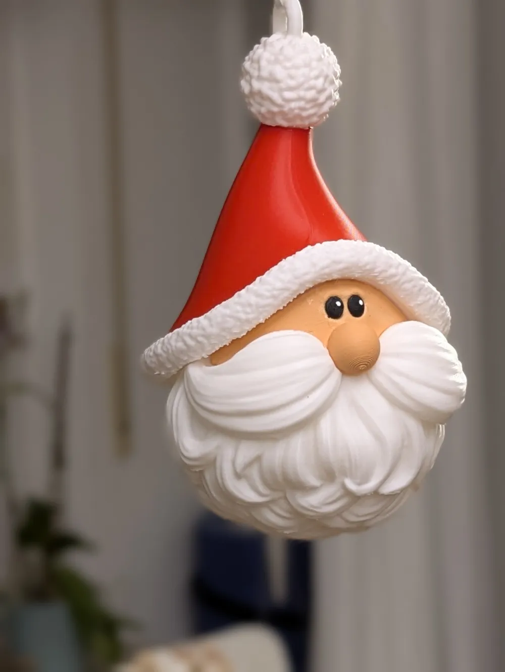 Santa Sphere (Multipart, no AMS) - Free 3D Print Model - MakerWorld