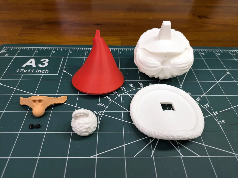 Esfera de Papai Noel (Multipeças, sem AMS) por padsy MakerWorld: Baixe ...