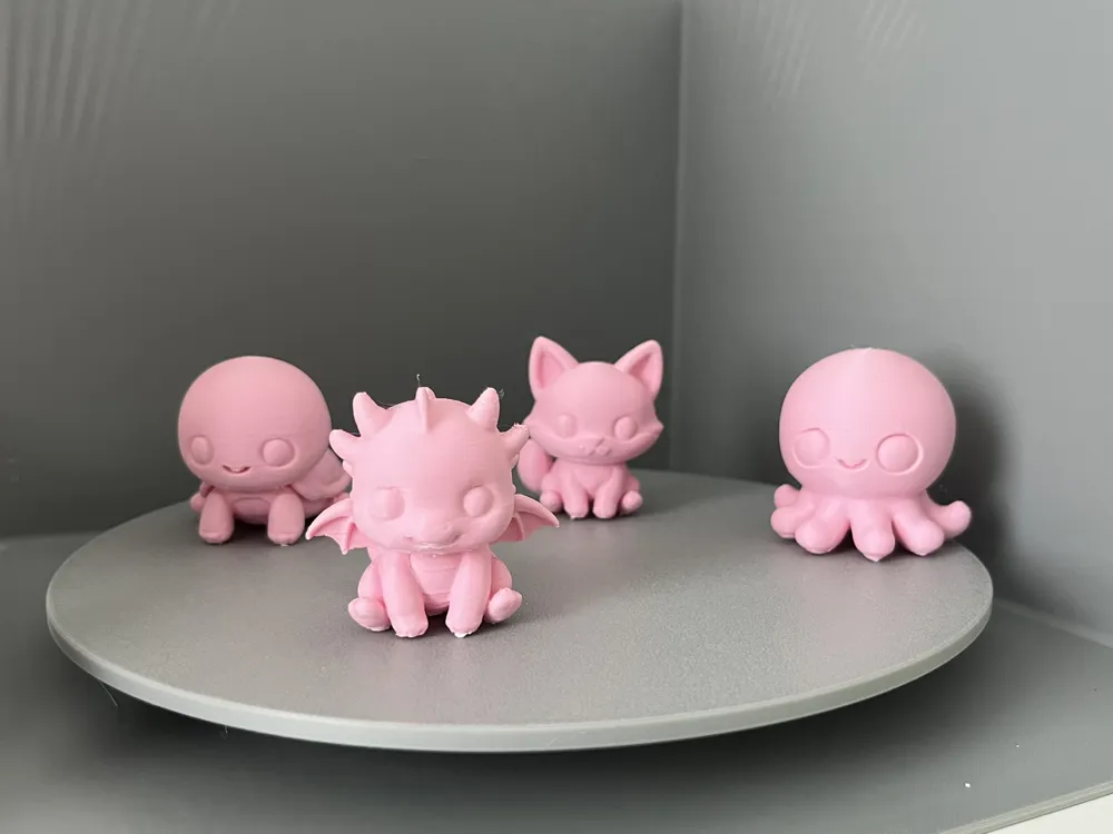 Cute Chibi animals by Poppa MakerWorld: Download Free 3D Models