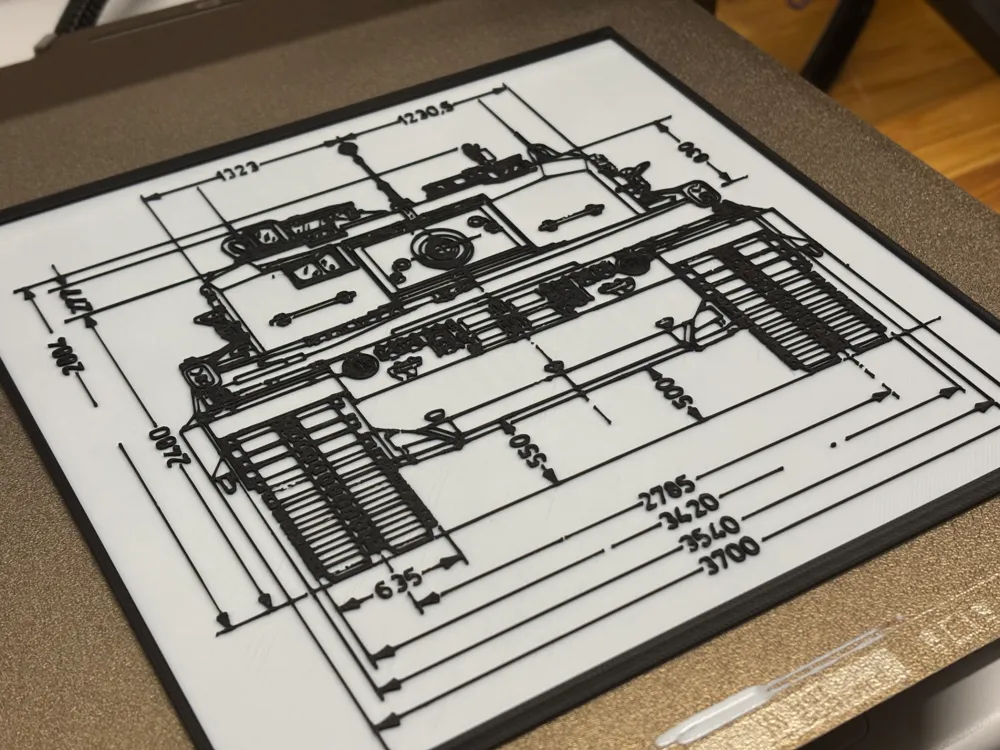 Leopard 2 Main Battle Tank - Blueprint by PaperPlaneLab MakerWorld ...