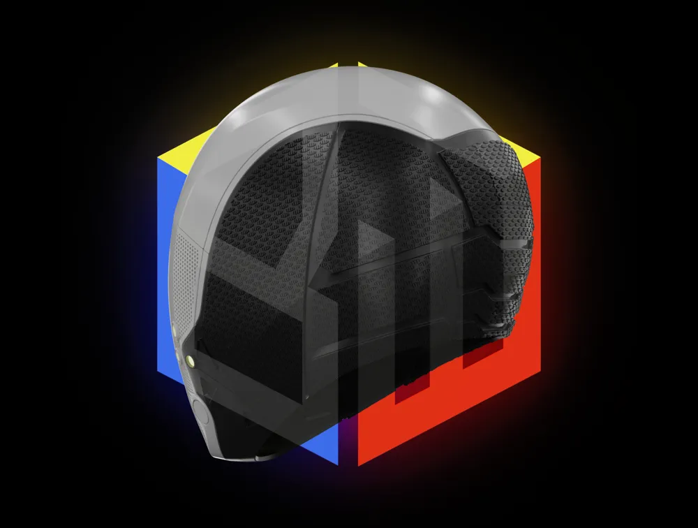 Casco con textura fantasma por Budwin MakerWorld: Descarga Modelos 3D Gratuitos