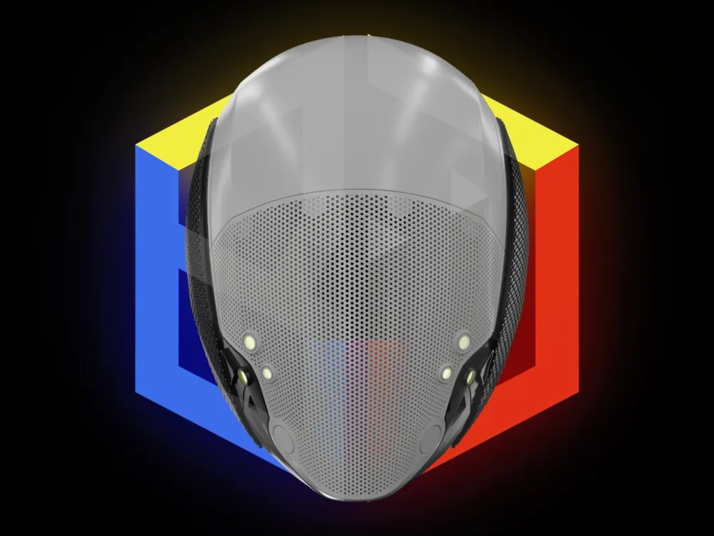 Capacete texturizado fantasma por Budwin MakerWorld: Baixe modelos 3D gratuitos