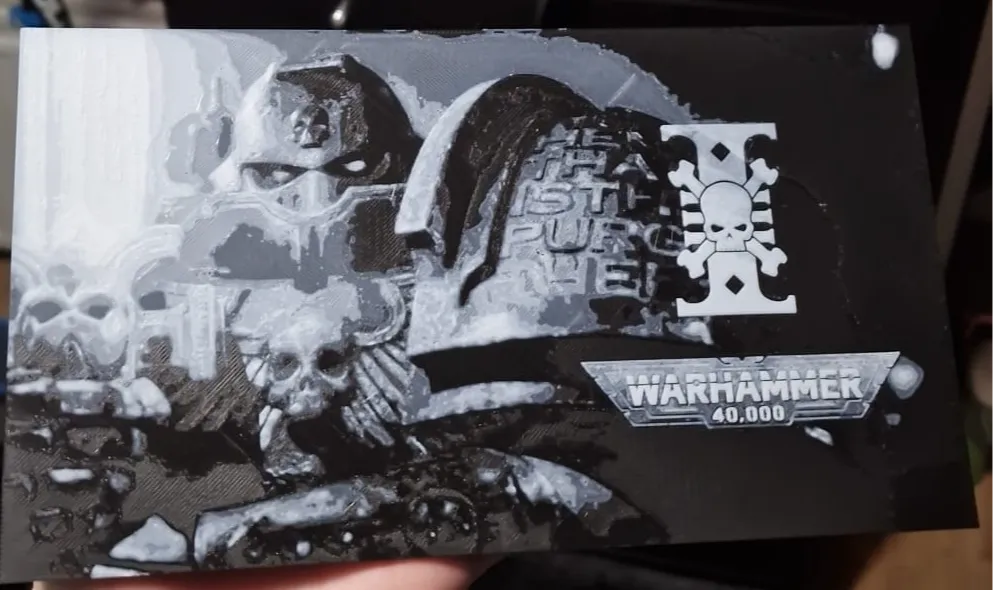 40k Deathwatch Hueforge - Free 3D Print Model - MakerWorld