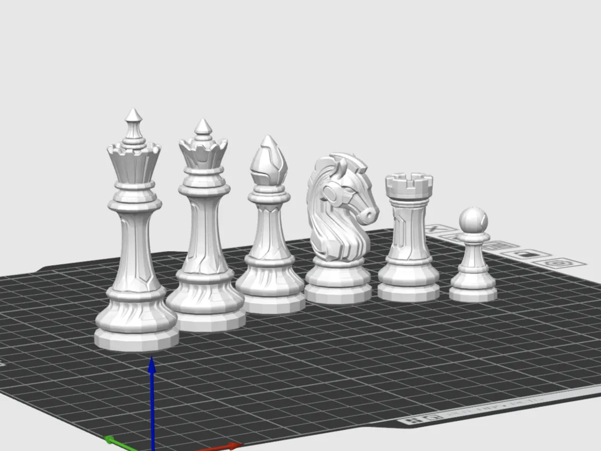 Futuristic cyberpunk style CHESS by Atomic MakerWorld: Download Free 3D ...