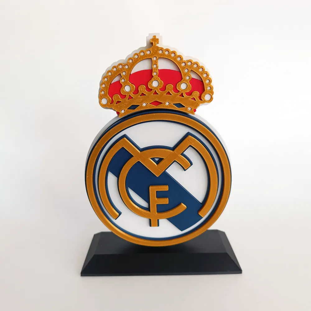 Logo REAL MADRID - La Liga - Free 3D Print Model - MakerWorld