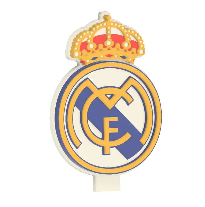 Logo REAL MADRID - La Liga - Free 3D Print Model - MakerWorld