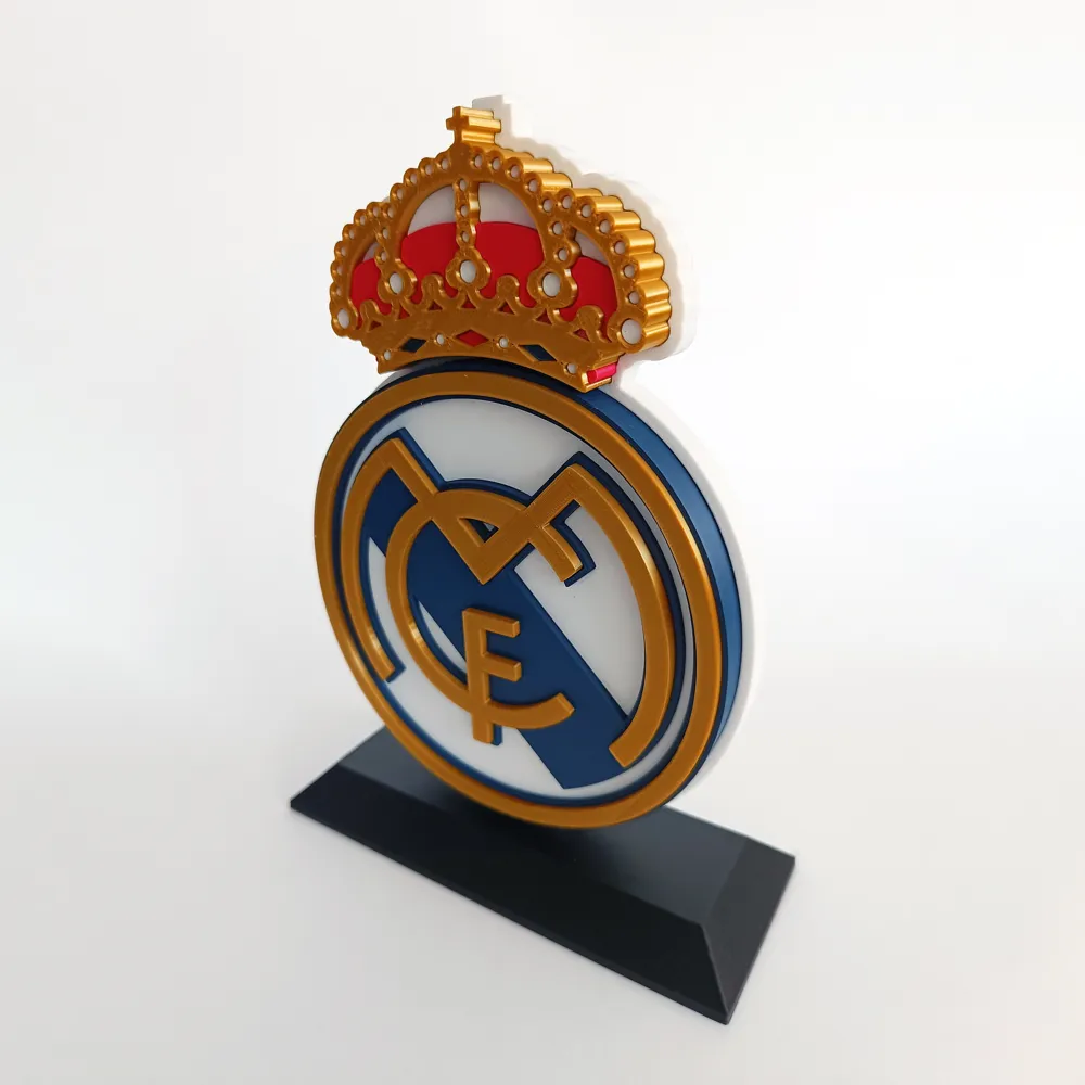 Logo REAL MADRID - La Liga - Free 3D Print Model - MakerWorld