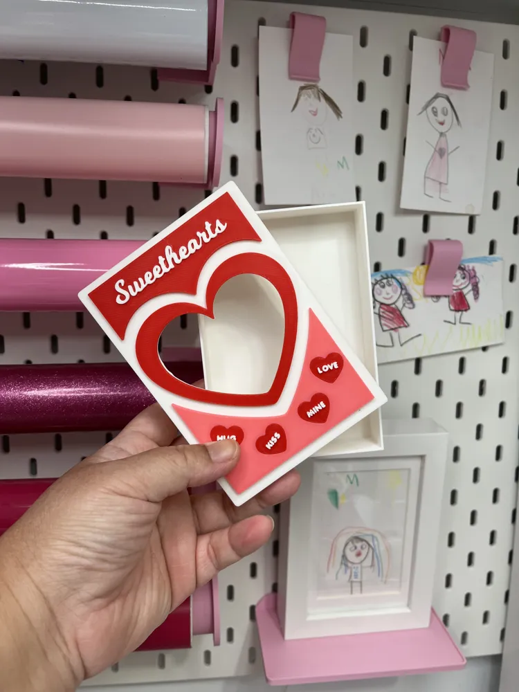 SweetHearts Box - Free 3D Print Model - MakerWorld