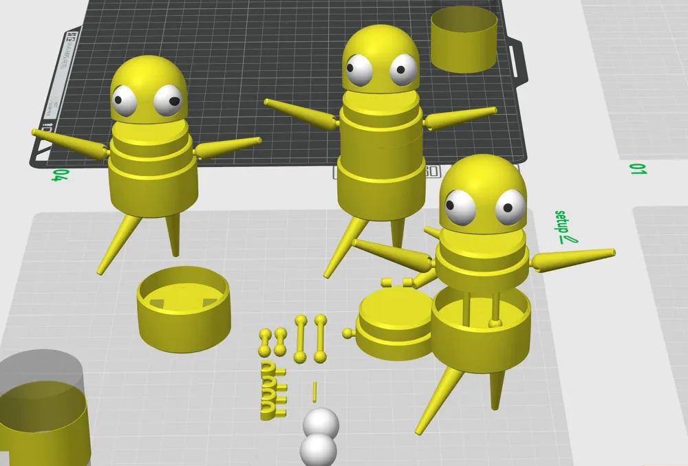 Dummy REPO Robot Articulated (Crouch to Stand) by SilkBrain MakerWorld ...