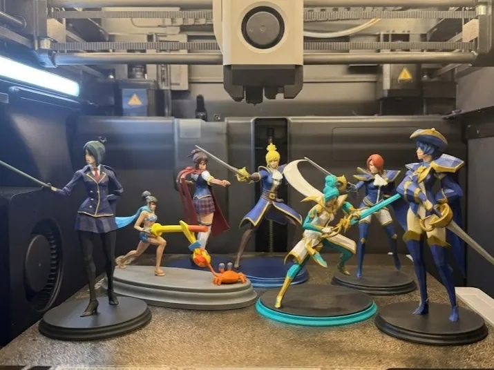 Fiora Low Poly Collection - League of Legends - Free 3D Print Model ...