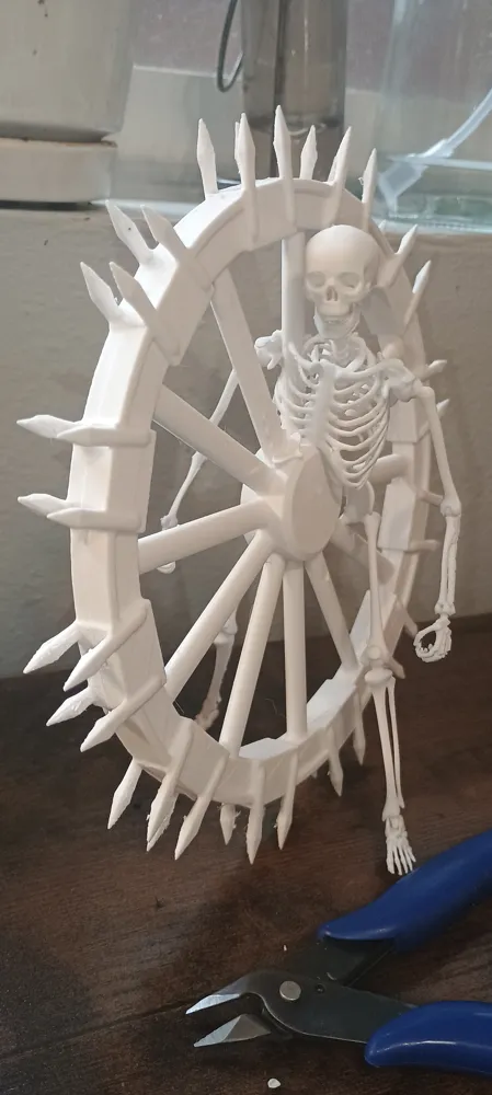 Articulated BoneWheel Skeleton - Dark Souls - Free 3D Print Model ...