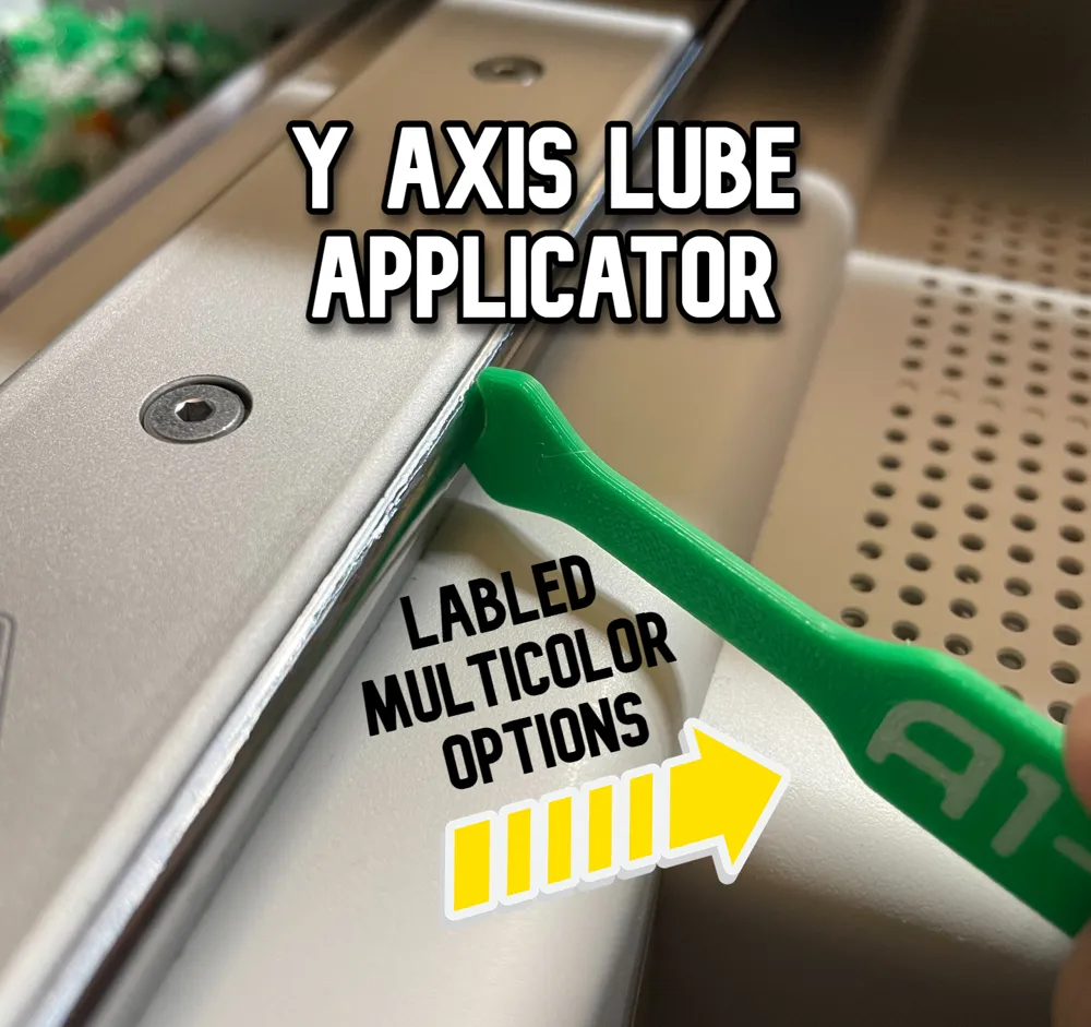 A1 / A1 Mini Y Axis Lube Applicator helper by Mr.Fusible - MakerWorld