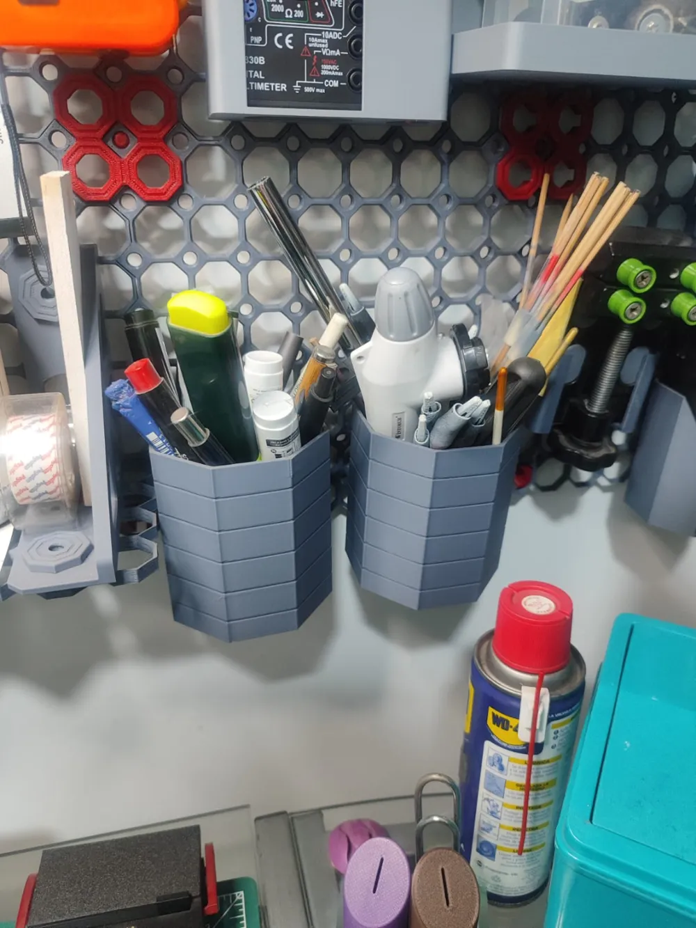 Pencil cup for multiboard with built in snap Remixed by jgaldos ...