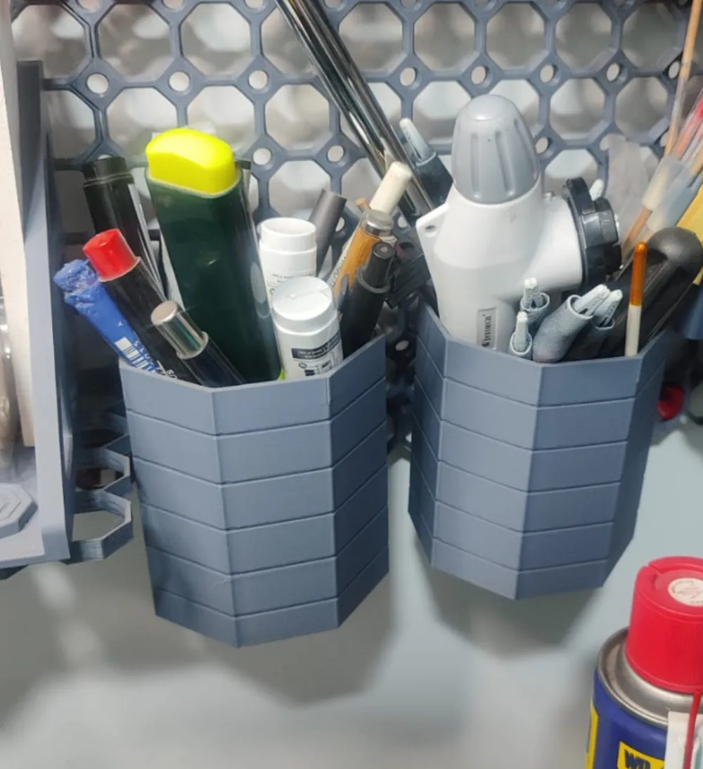 Pencil cup for multiboard with built in snap Remixed by jgaldos ...