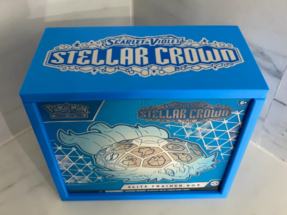 pokemon ETB box protector case Stellar Crown - Free 3D Print Model ...