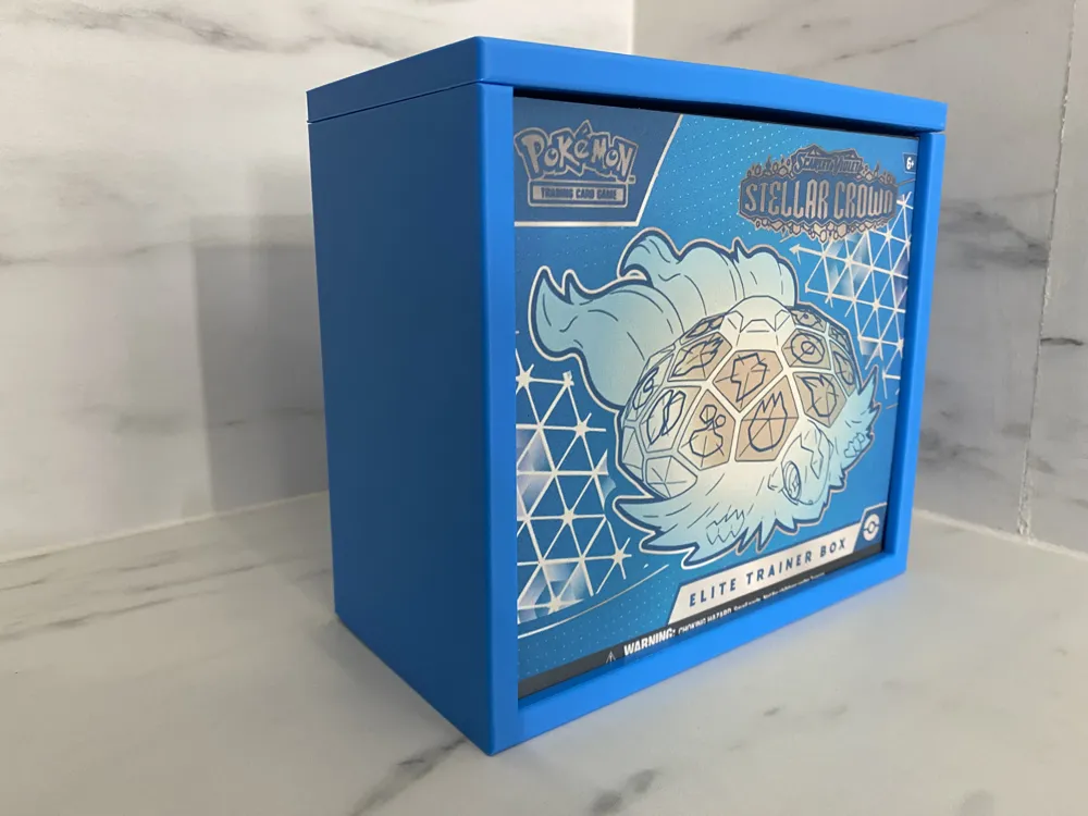 pokemon ETB box protector case Stellar Crown - Free 3D Print Model ...
