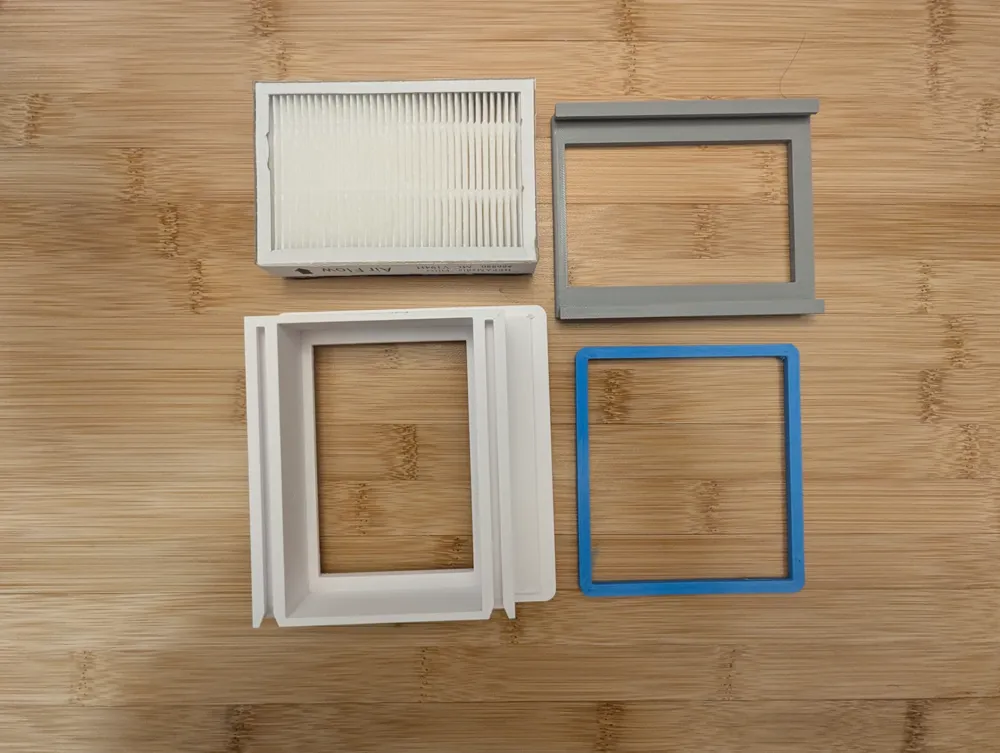 Air-Tight HEPA Filter Holder for X1C and P1S by aop - MakerWorld