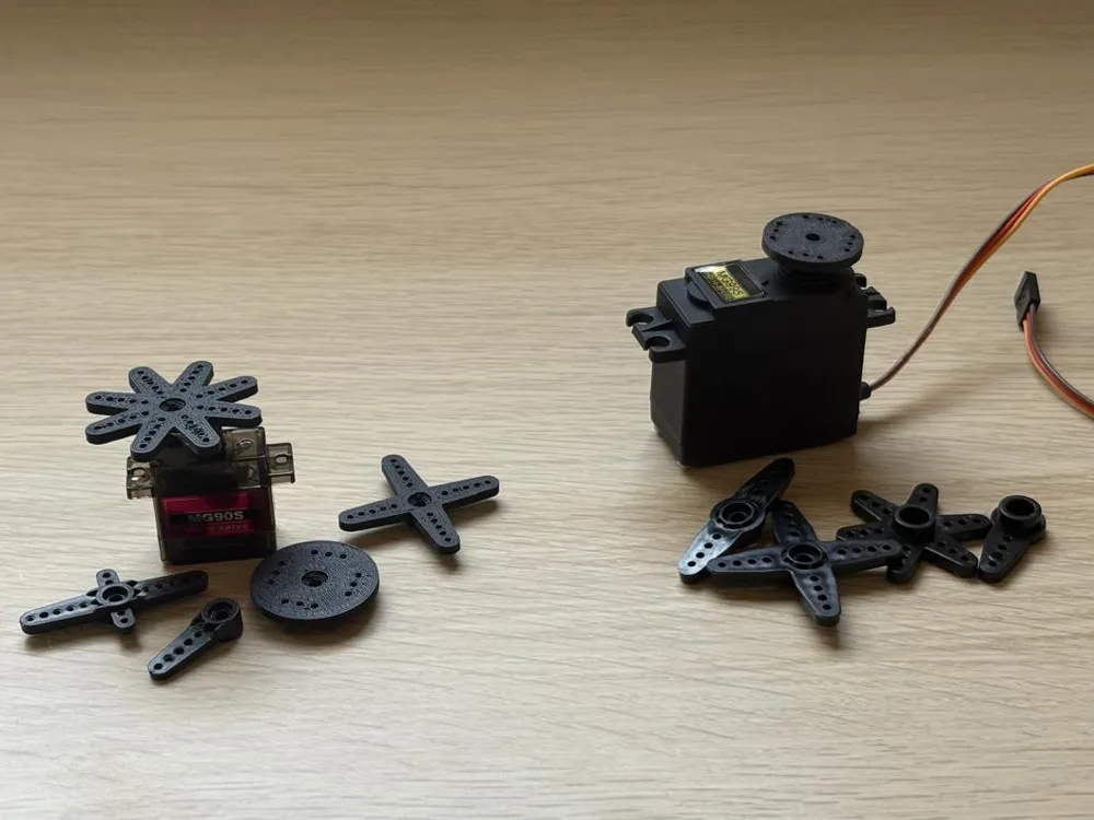 Paquete Universal de Bocinas para Servo (MG90S & MG995/955) - Modelo de ...