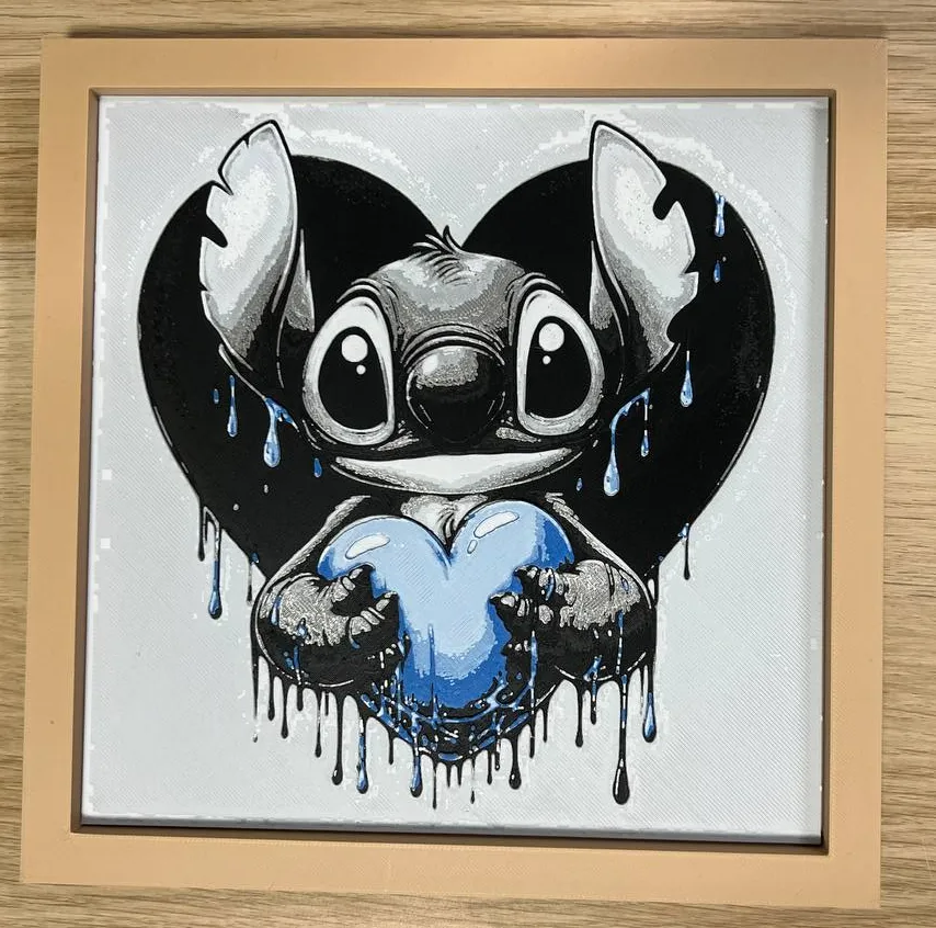 Stitch HueForge by lucamoretti86 MakerWorld: Download Free 3D Models