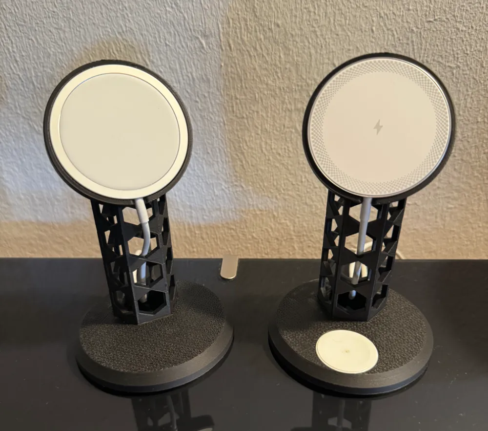 Magsafe iPhone charger stand + Apple Watch charger by Daniel - MakerWorld