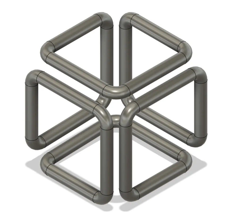 Inifnity Pipe Cube by Rajder42 - MakerWorld