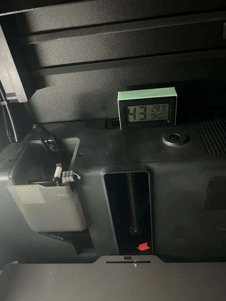 Rectangular Digital Thermometer/Hygrometer Mount - Free 3D Print Model ...