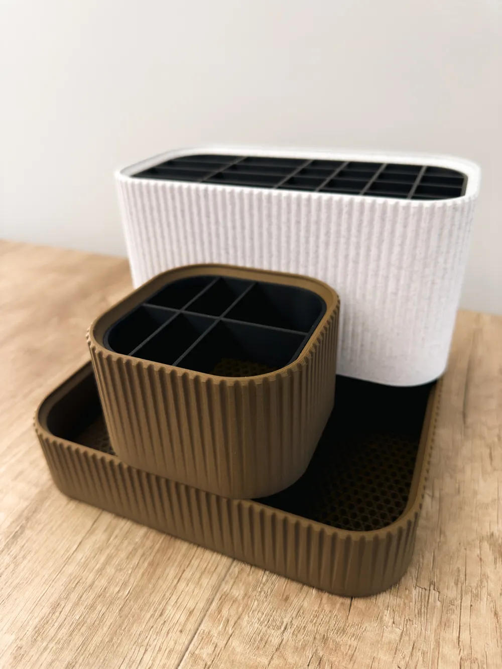 Modular desk organizer - Free 3D Print Model - MakerWorld