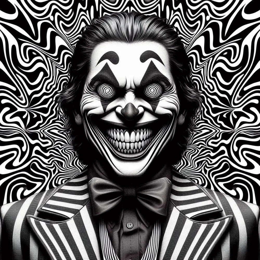 Psychedelic Joker Visual Illusion by ABUNDANT 3D - MakerWorld