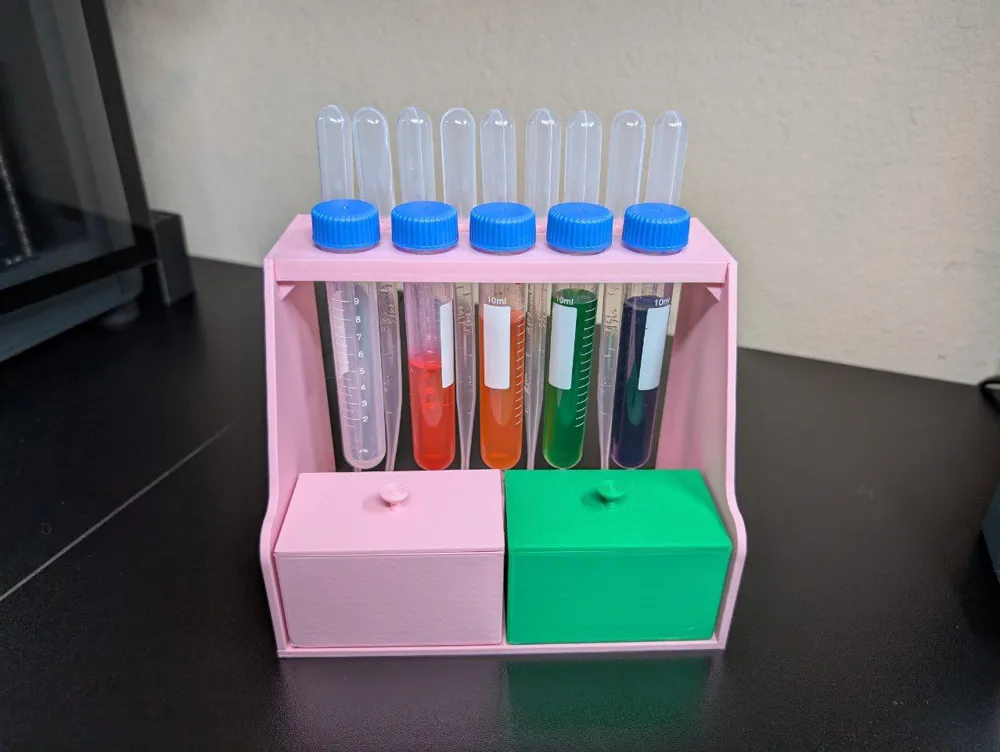 Test Tube / Transfer Pipette / Combo Lab Stand by Cable MakerWorld ...