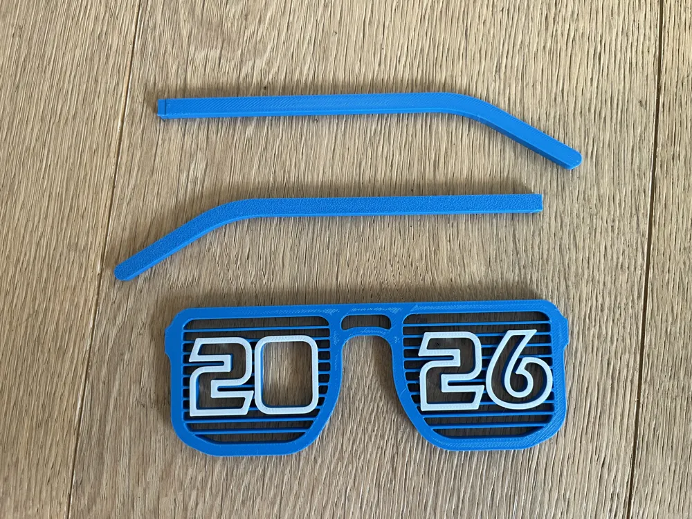2026 New Year's Glasses Retro Style with/without AMS by Leo241 ...
