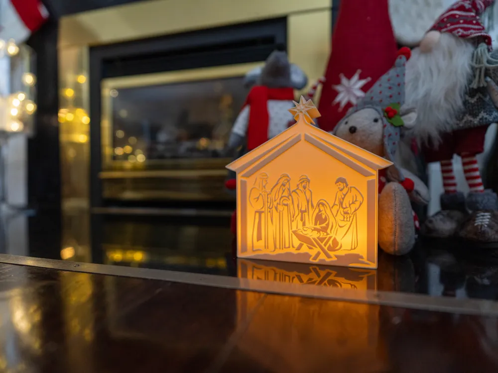 Christmas decoration Nativity tea light by Sebo3D - MakerWorld
