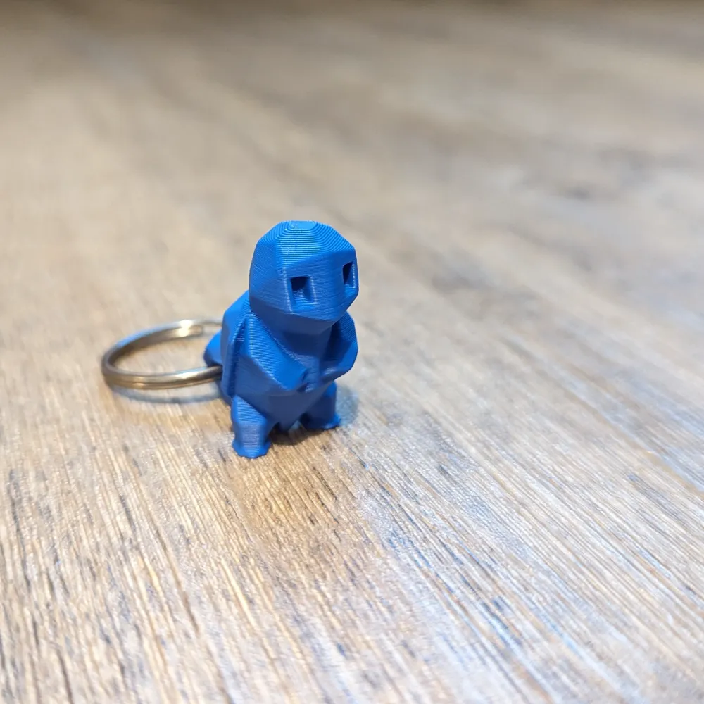 Squirtle Low-Poly Keychain (Remix) Remixed by tim.bey - MakerWorld