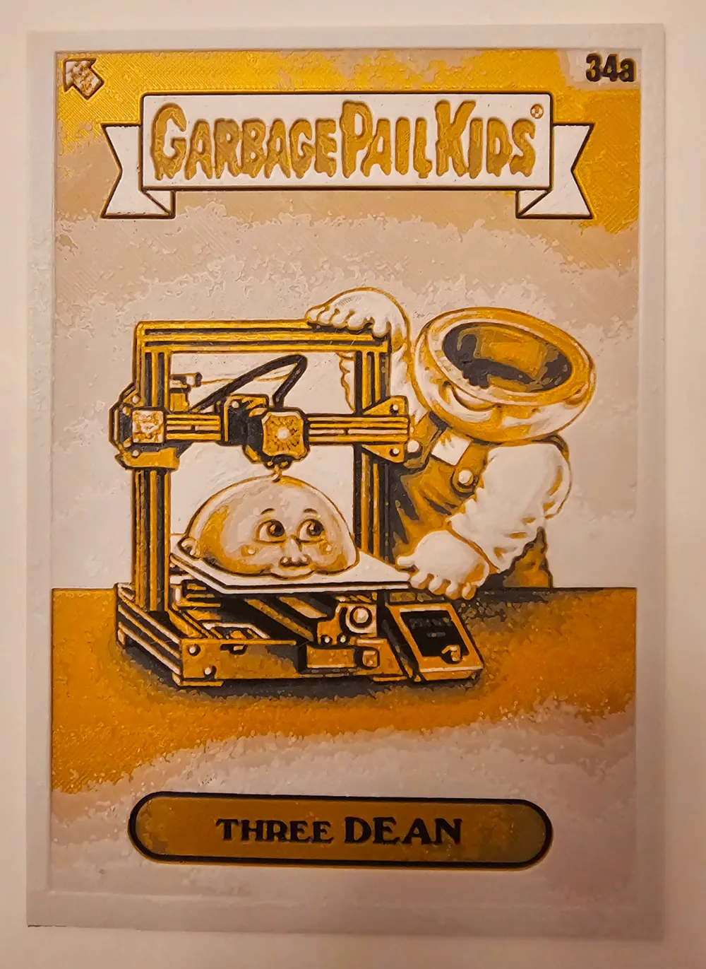 GPK Three Dean HueForge Card by 220°c - MakerWorld
