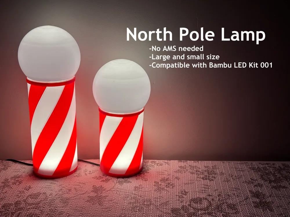 Lampe de Noël Pôle Nord (Kit LED 001) par Biochem MakerWorld ...