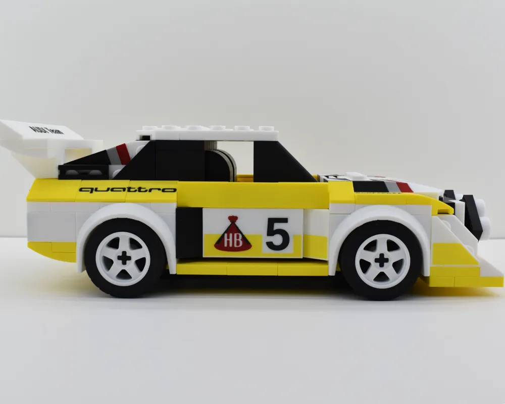 Large 2x Scale Brick Audi Quattro 1985 by Designol MakerWorld: Download ...