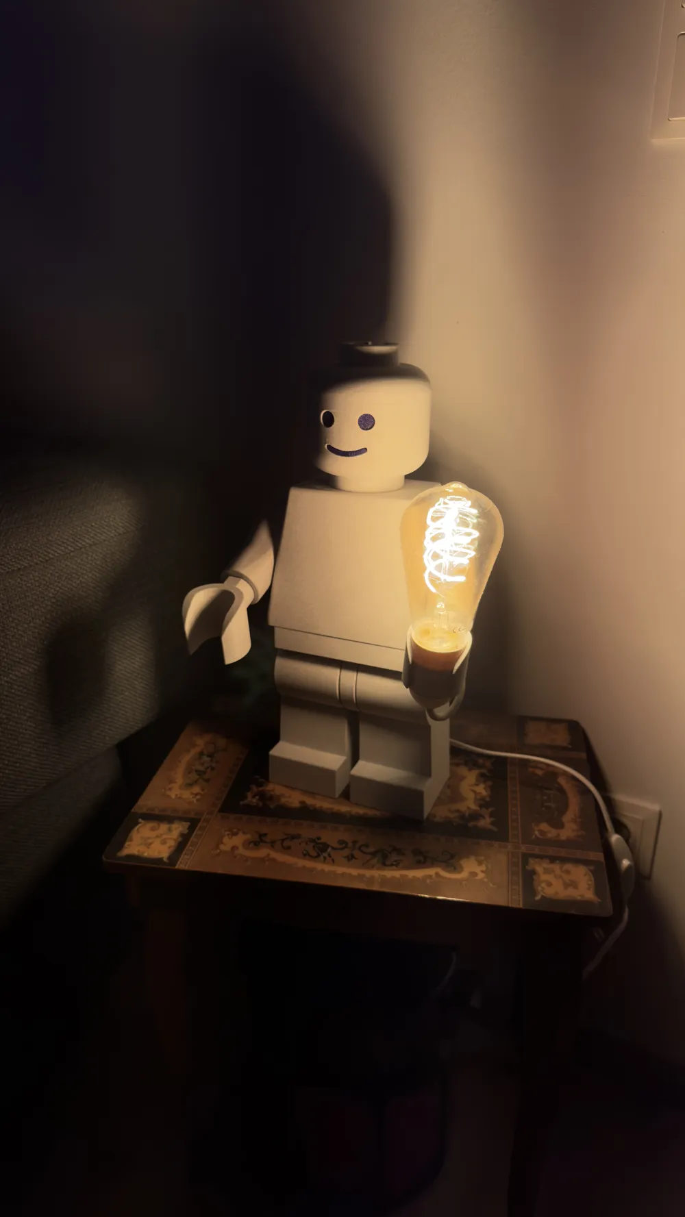Brickman-Lamp – Modular Desk |Ambient Light Figure - Free 3D Print ...
