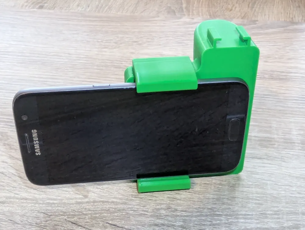 Mobile Phone Camera Grip with Spring-Loaded Mechanism by StampyDriver ...