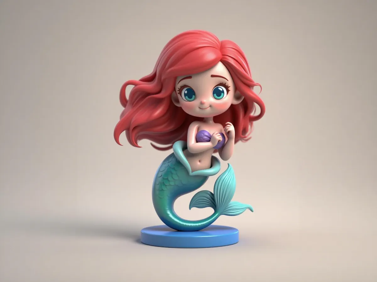 The Little Mermaid - Chibi Disney Princess Collectible Figure - Girls ...