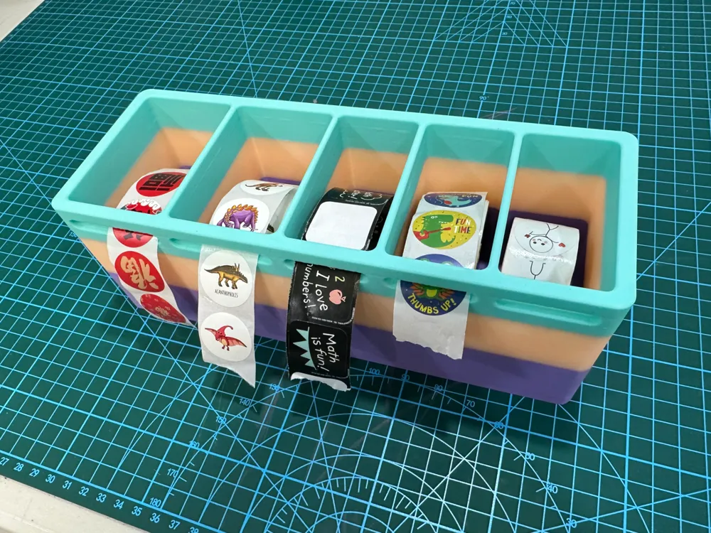 Sticker Roll Holder - Free 3D Print Model - MakerWorld