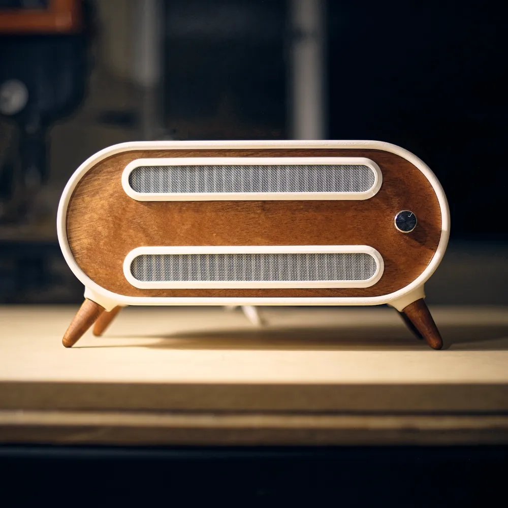 Mid Century Bluetooth Speaker by Fabas MakerWorld: Download Free 3D Models
