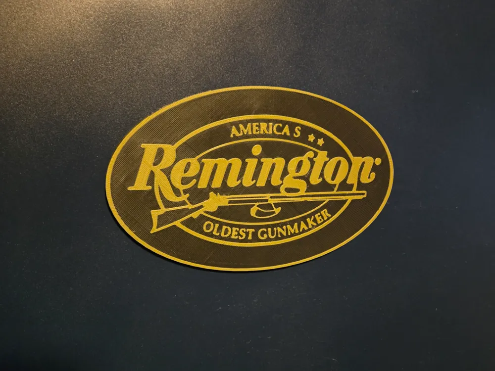 Remington Firearms Logo Magnet by ChopperOriginals MakerWorld: Download ...