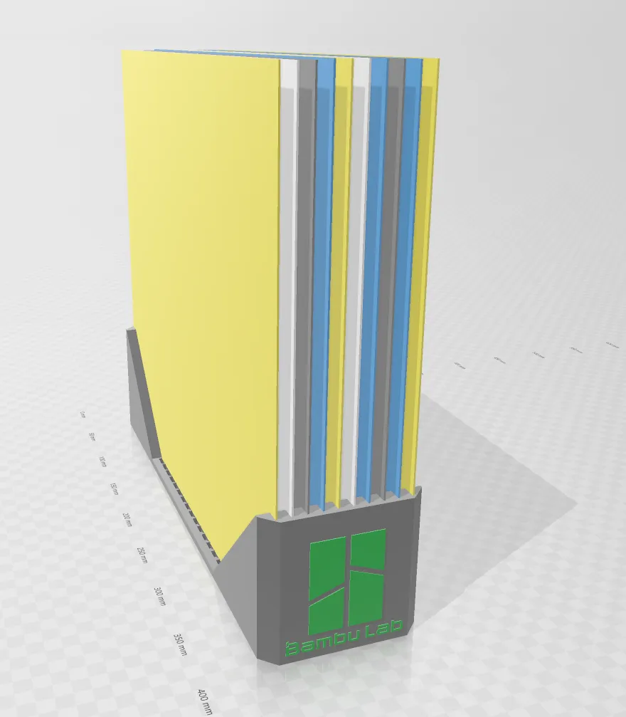 Giant XXL 10 plates holder for H2S, H2D - Free 3D Print Model - MakerWorld