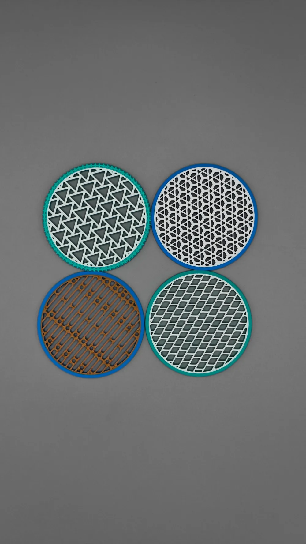 Aux Fan Cover Mod | 4 Patterns | P1S/P1P/X1C - Free 3D Print Model ...