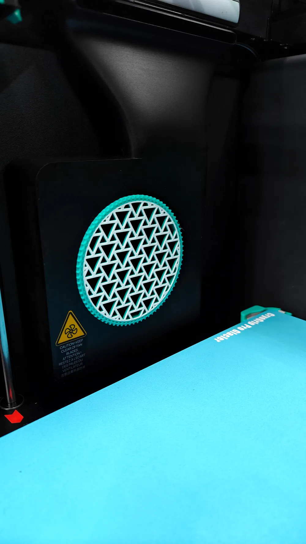 Aux Fan Cover Mod | 4 Patterns | P1S/P1P/X1C - Free 3D Print Model ...