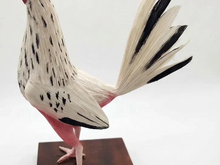 Rooster on Platform - Free 3D Print Model - MakerWorld