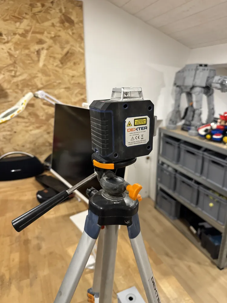 DEXTER Laser Level Tripod Mount - Free 3D Print Model - MakerWorld