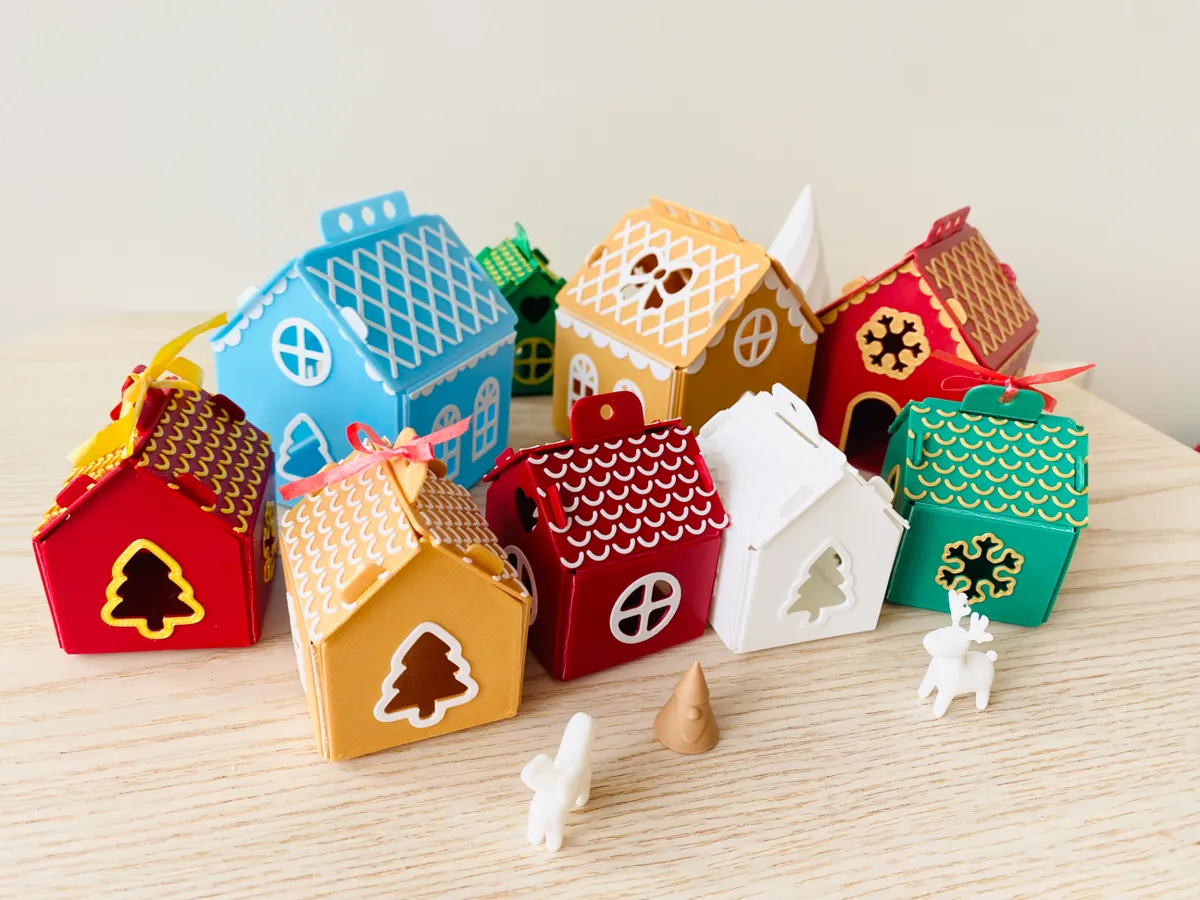 Casa de origami/Caja de regalo(Q_Craft) - Modelo de impresión 3D ...