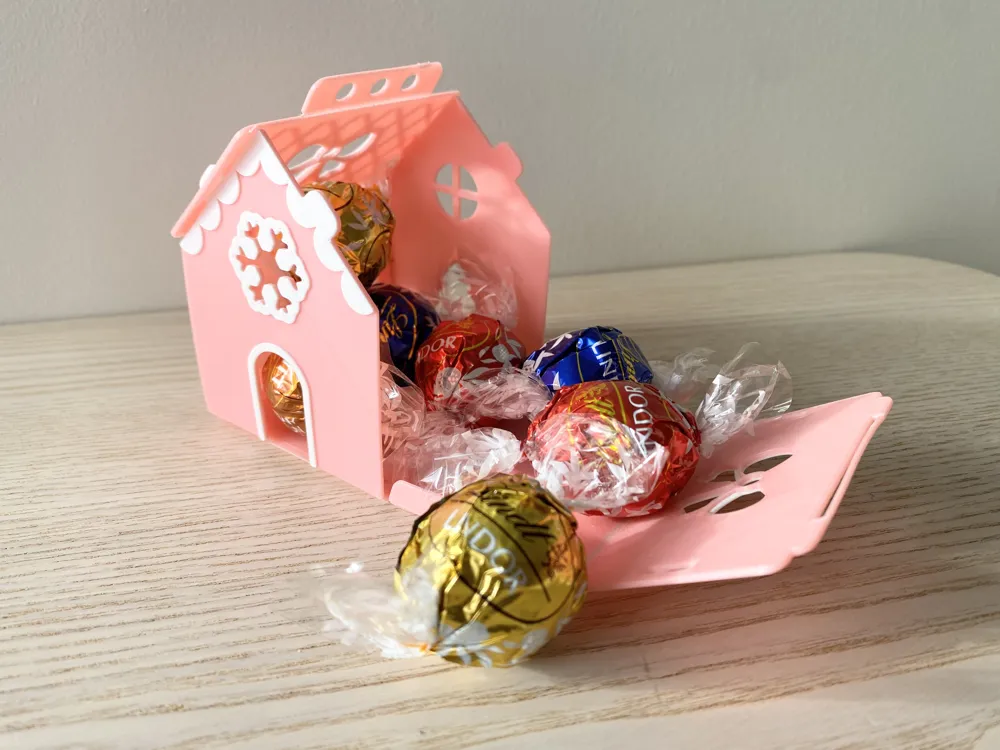 Casa de origami/Caja de regalo(Q_Craft) - Modelo de impresión 3D ...