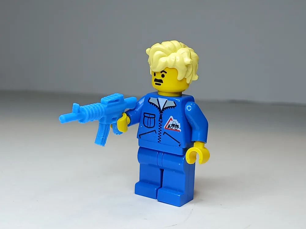 M4A1 Minifigure Brick by BoringThings MakerWorld: Download Free 3D Models